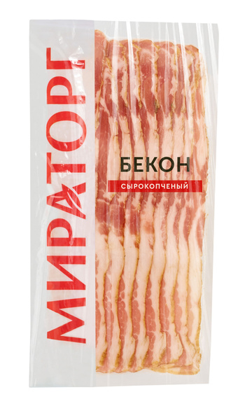 Бекон сырокопченый Мираторг, нарезка, 200 г - купить с доставкой по ...