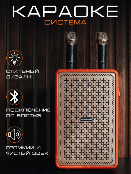 Караоке система беспроводная M4203 Plus Orange - купить с доставкой по ...