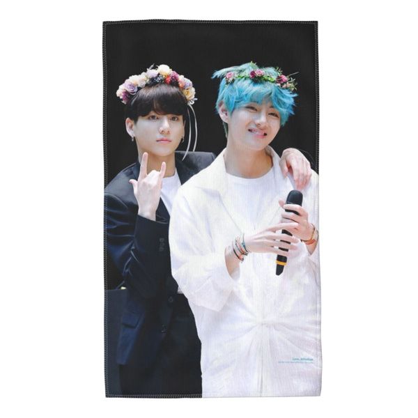 Полотенце для лица, рук BTS fhfgh Микроволокно 40x70 см, 1 шт - купить ...