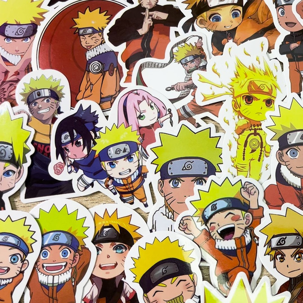 Наклейки Наруто/Naruto 50 штук/ Аниме набор - купить с доставкой по ...