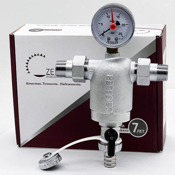 Фильтр грубой очистки самопромывной TIM-ZEISSLER 1/2" (никелированный) ZSf.302.0104N купить на ...