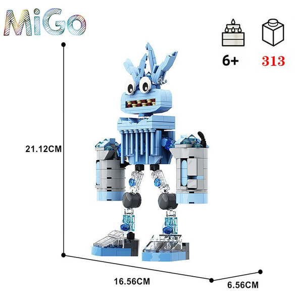 MiGo-фигурок аниме совместим с лего Конструкторы,Мои поющие монстры ...