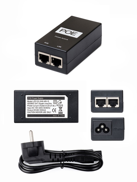 PoE-инжектор LZD102-24W-48V-G - купить с доставкой по выгодным ценам в ...