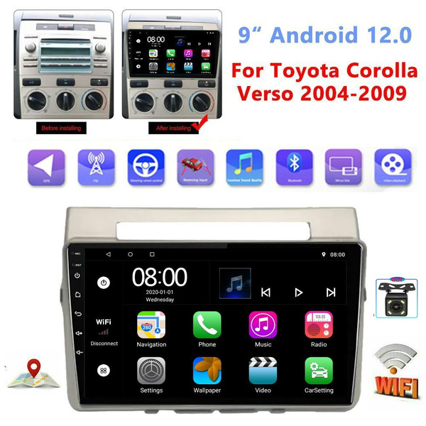 Магнитола для Toyota Corolla Verso (2004-2009) 2+32G/ Автомагнитола ...