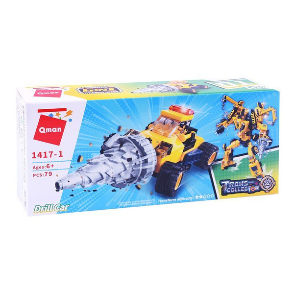 Конструктор Qman 1417-1 робот-трансформер Спецтехника - купить с доставкой по выгодным ценам в ...