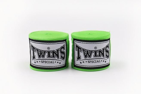 Боксерские бинты Twins Special CH-5 ручные _ утолщенные _ зеленые ...