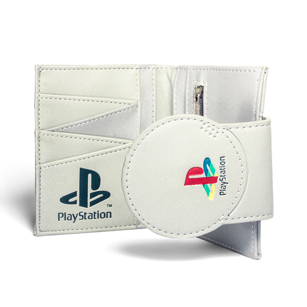 Кошелек для денег с монетницей вместительный PlayStation Плейстейшн ...