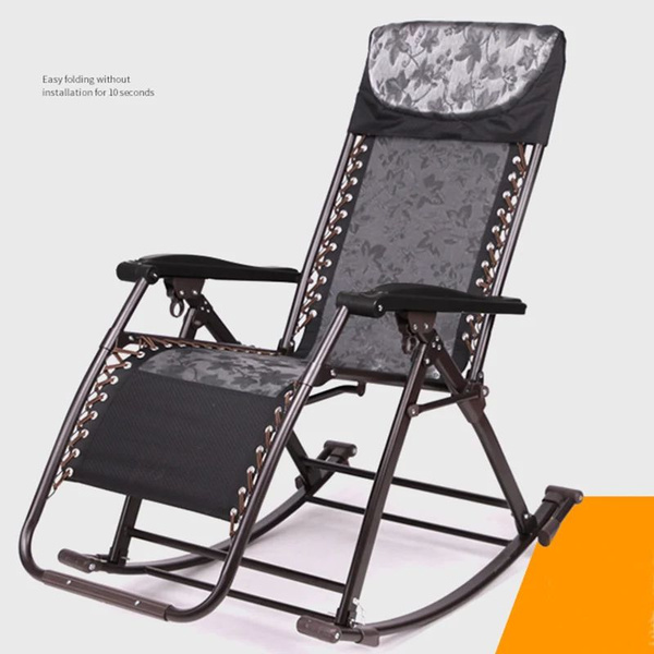 Кресло-качалка Кресло качалка складное ALL-124, 68х90х120 см, Нетканое ...