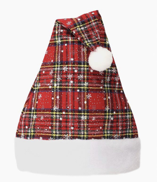 Новогодняя шапка колпак деда мороза 2024 - купить по доступным ценам в ...