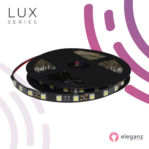Светодиодная лента Eleganz, 12В, IP20, 60 LED/m 12V, ЧЕРНАЯ ОСНОВА ...