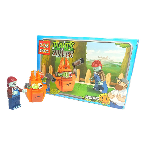 Конструктор Plants vs Zombies (Растения против Зомби) 49 деталей ...