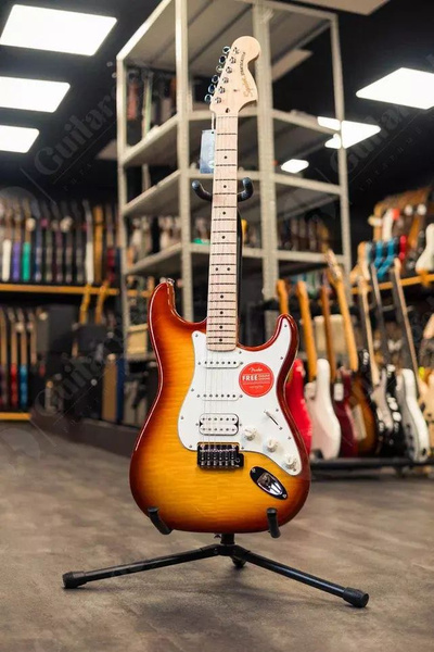 Электрогитара Squier Affinity 2021 Stratocaster 2021 HSS FMT MN Sienna ...