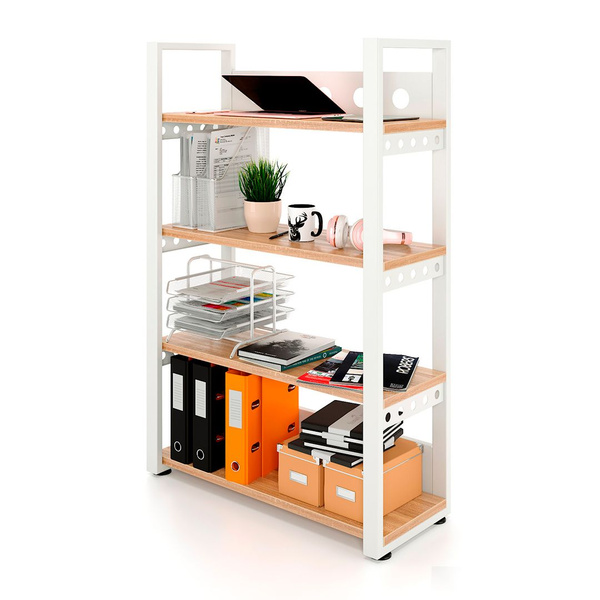 Характеристики Стеллаж для дома и офиса ZAMM 4 полки 90х36х137 ...