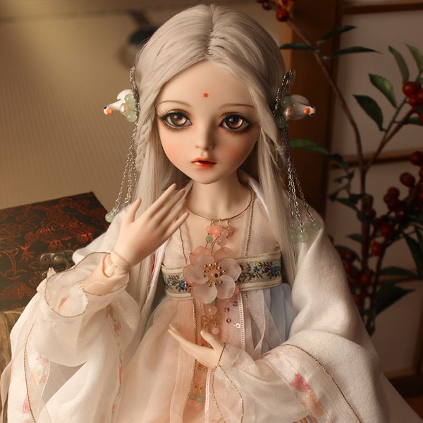 Фея-кролик Китайский стиль BJD Кукла 1/3 60cm Макияж ручной работы ...