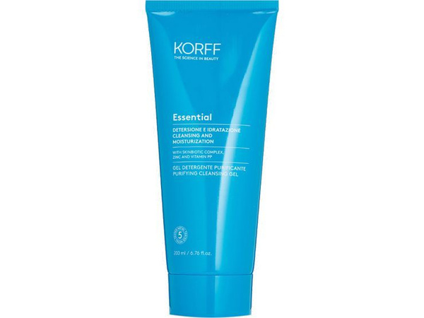 Очищающий и увлажняющий гель для лица KORFF Essential CLEANSING AND ...