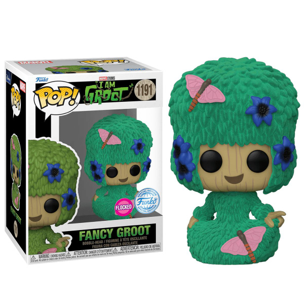 Фигурка Funko POP Fancy Groot Flocked (Эксклюзив Barnes and Noble) из ...