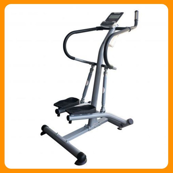 Степпер домашний с поручнями DFC SC-S5901, кардио тренажер для дома, 12 уровней, пульсометр, до ...