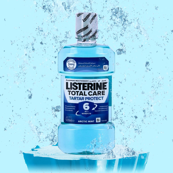 Listerine Total Care, 6/1, Tartar Protect, Artic Mint, Защита от ...
