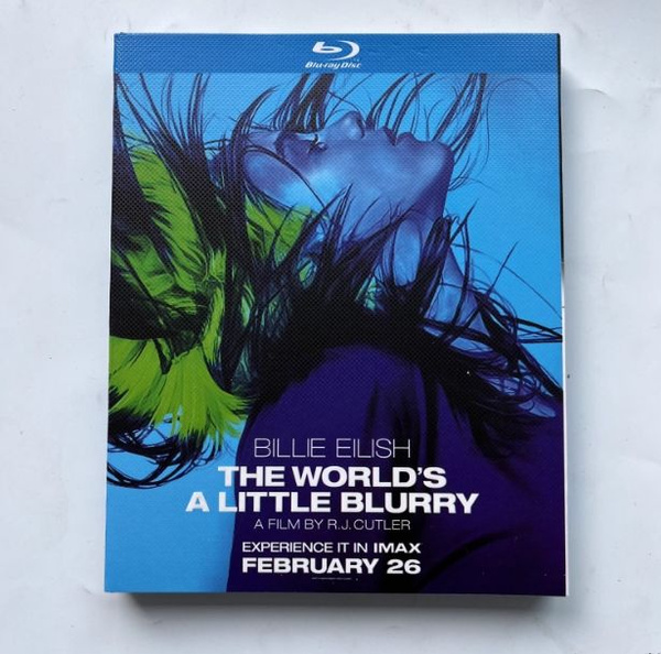 DVD Музыкальный документальный фильм Blu-ray BD Billie Eilish Blurred ...