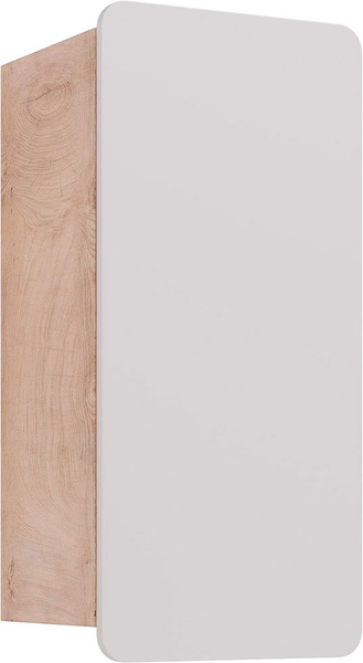 Шкаф Lemark Olivia белый, 35 см, светлое дерево, навесной - купить с доставкой по выгодным ценам ...