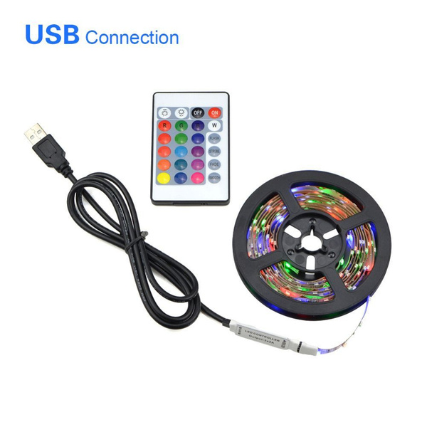 Светодиодная лента RGB с пультом 12В, IP67 / 15 метров. - купить по ...