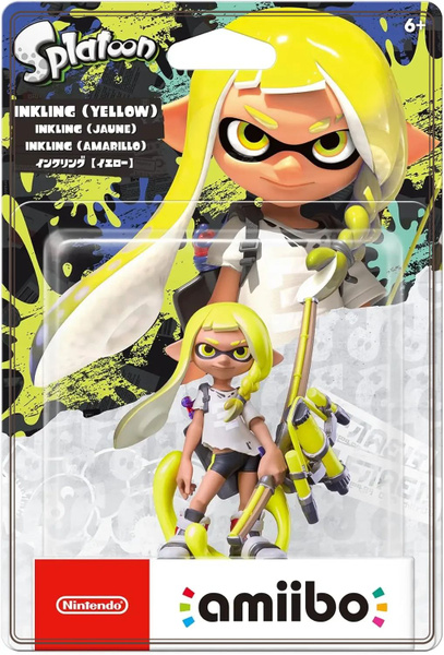 amiibo фигурка Nintendo Inkling Girl yellow Splatoon Коллекция - купить ...