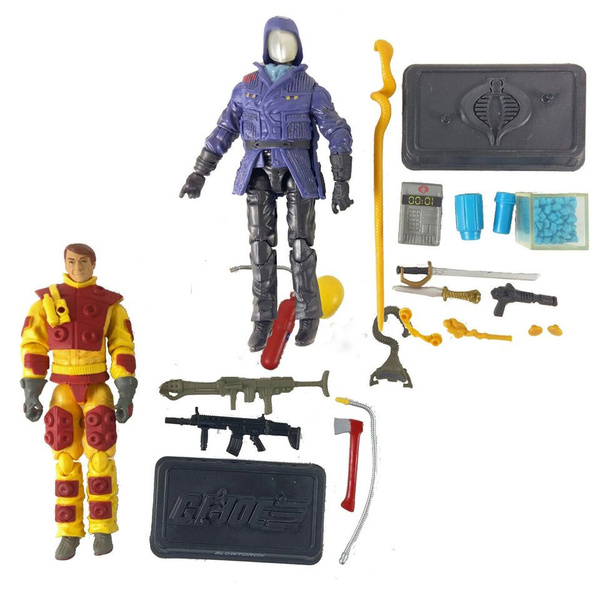 2 шт. G.I. Joe Подвижные фигурки / 10cm GI Joe Cobra Commander Leader ...