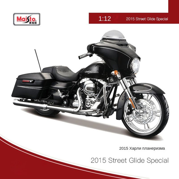 Модель тяжелого локомотива мотоцикла Harley-Davidson 1:12, двухколесный ...