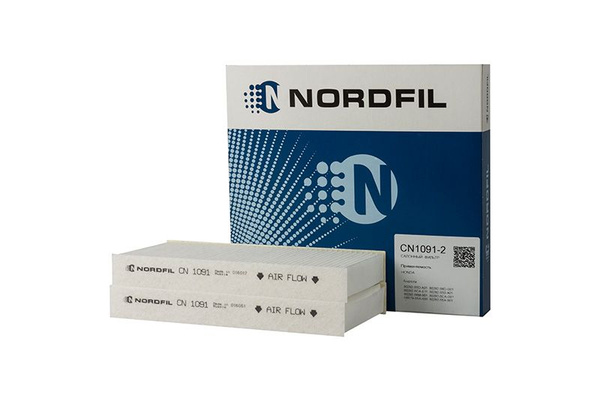 Фильтр салонный NORDFIL xnfl-CN1091-2 Фильтр салона комплект 2 шт ...