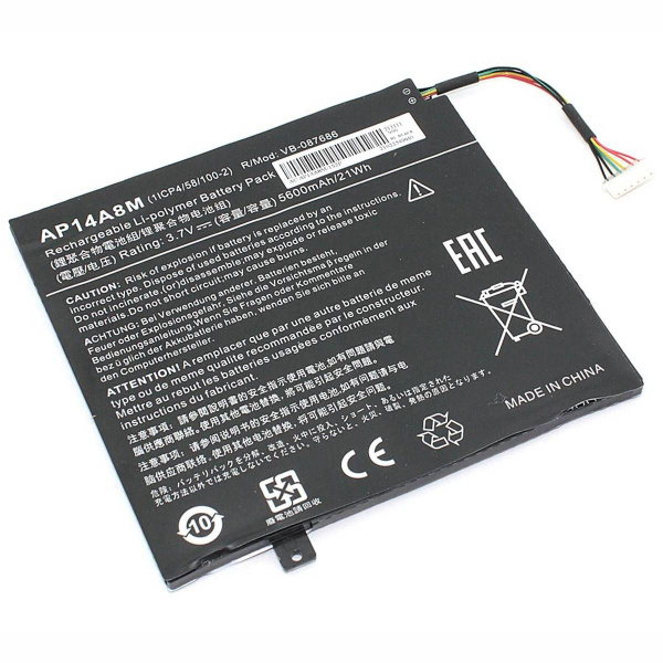 Аккумулятор для Acer Aspire SW5-011 OEM, 3.7V, 5600mAh, p/n: AP14A8M, 1 ...