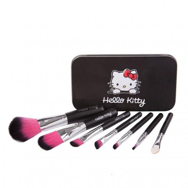 Hello Kitty / Набор кистей для макияжа Hello Kitty 7 штук, кисти Хелло ...