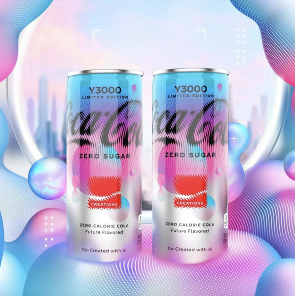 Кока-Кола ( Coca-Cola ) Y3000 ZERO LIMITED EDITION ( AI ) Грузия 2шт ...