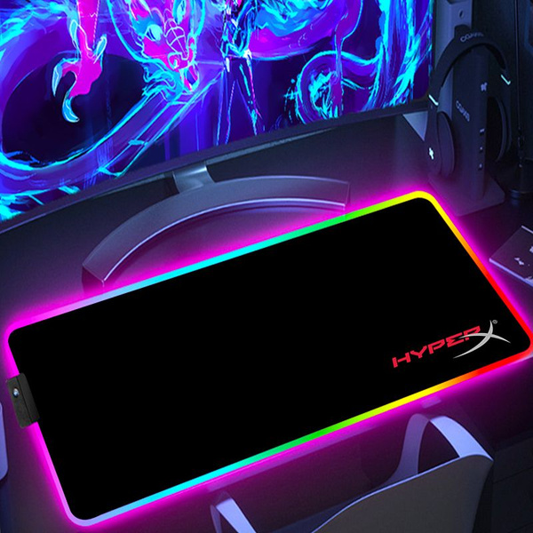 HyperX Коврик для мыши Светящийся коврик для мыши, XXL, коралловый ...