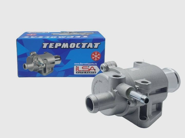 Термостат (зимний / 92с) доп. штуцер ''ILSA'' ВАЗ LADA 2190 Granta/Гранта(10-), 2192 Kalina 2 ...