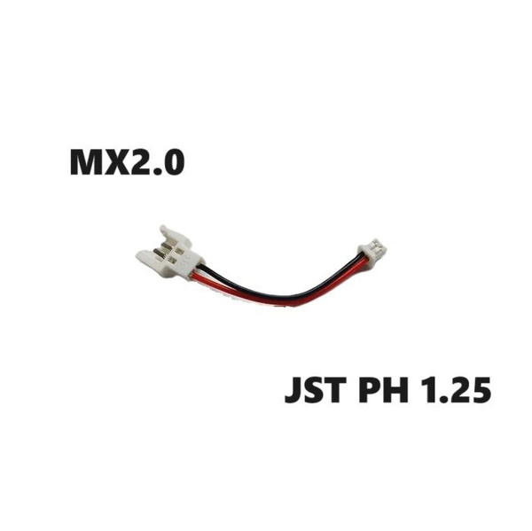 Переходник MCPX MOLEX JST PH 1.25 2P на MX2.0-2P LOSI JST (папа / папа ...