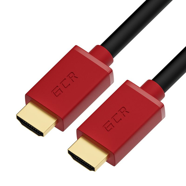 Характеристики Кабель GCR 1.8m HDMI версия 1.4, черный, красные ...