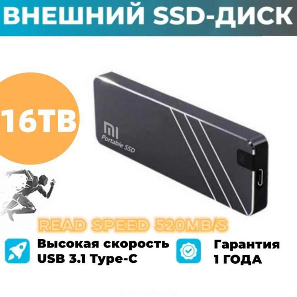 Внешний SSD-диск Внешний SSD, 16 ТБ - купить по выгодной цене в ...