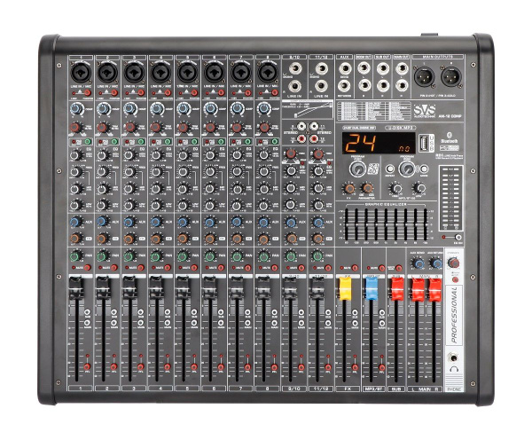 SVS Audiotechnik mixers AM-12 COMP - Микшерный пульт аналоговый, 12 ...