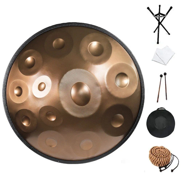 handpan хэндпан барабан 12 нот ре минор 22-дюймовый 58cm бубен для ...