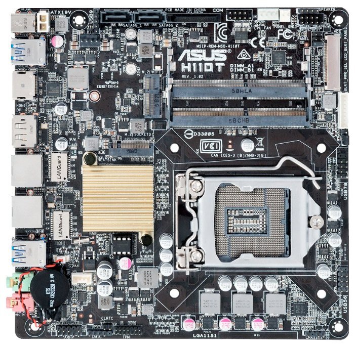 Купить материнскую плату ASUS H110T по низкой цене: отзывы, фото ...