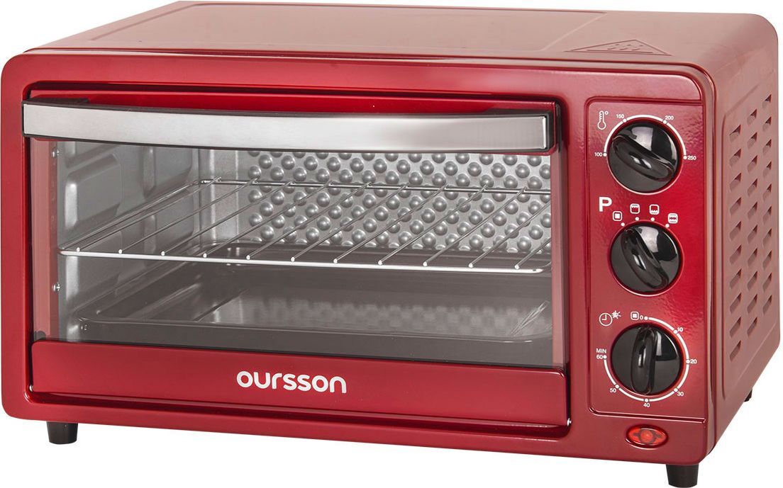 Мини-печь Oursson MO1402/RD, красный — купить в интернет-магазине OZON с быстрой доставкой