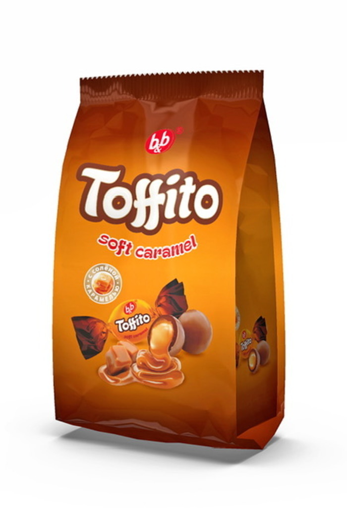 Toffito / Тоффито конфеты с корпусом из шоколадной молочной глазури с ...
