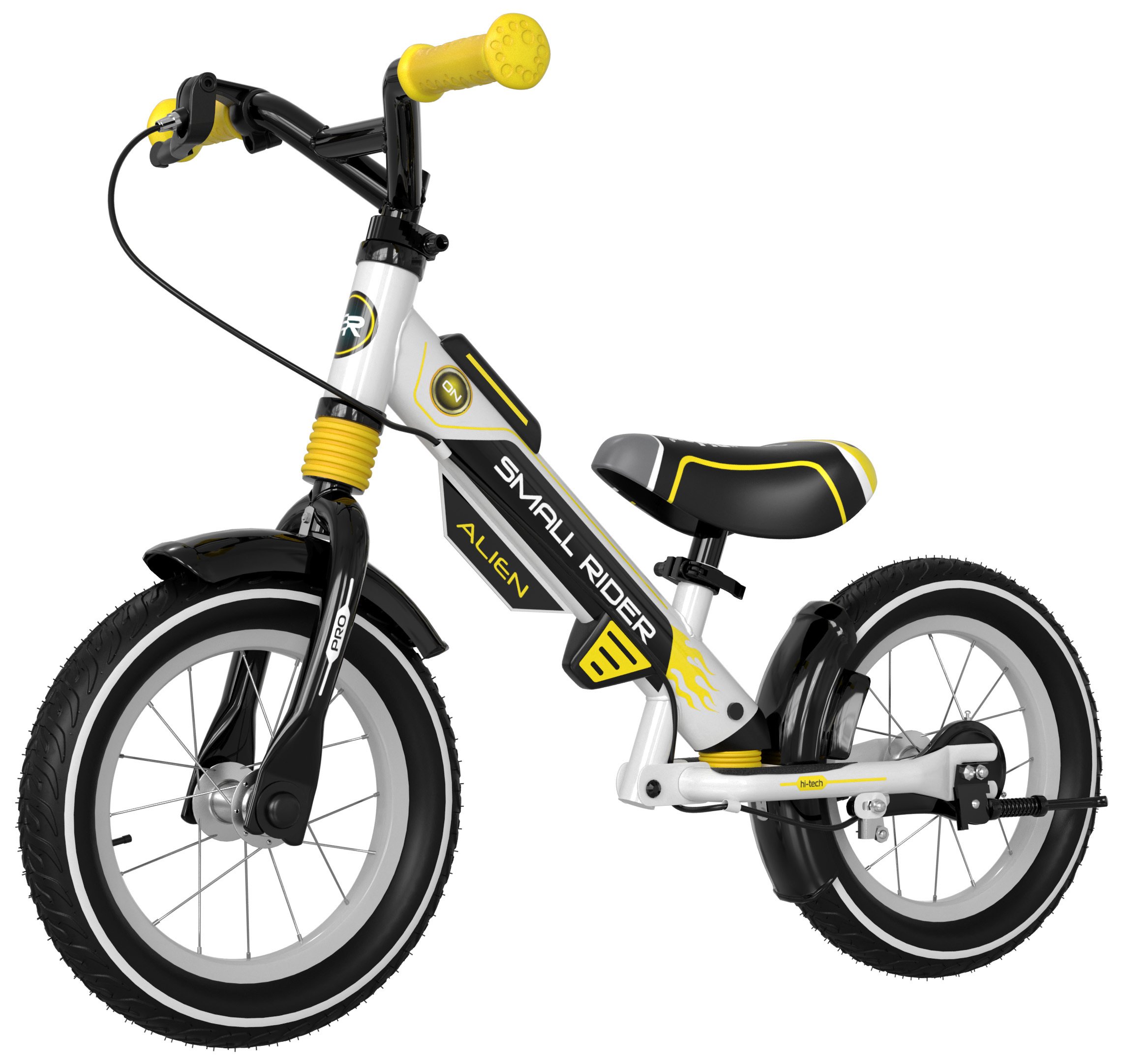 Беговел с 2-мя амортизаторами и 2-мя тормозами Small Rider Roadster Pro ...
