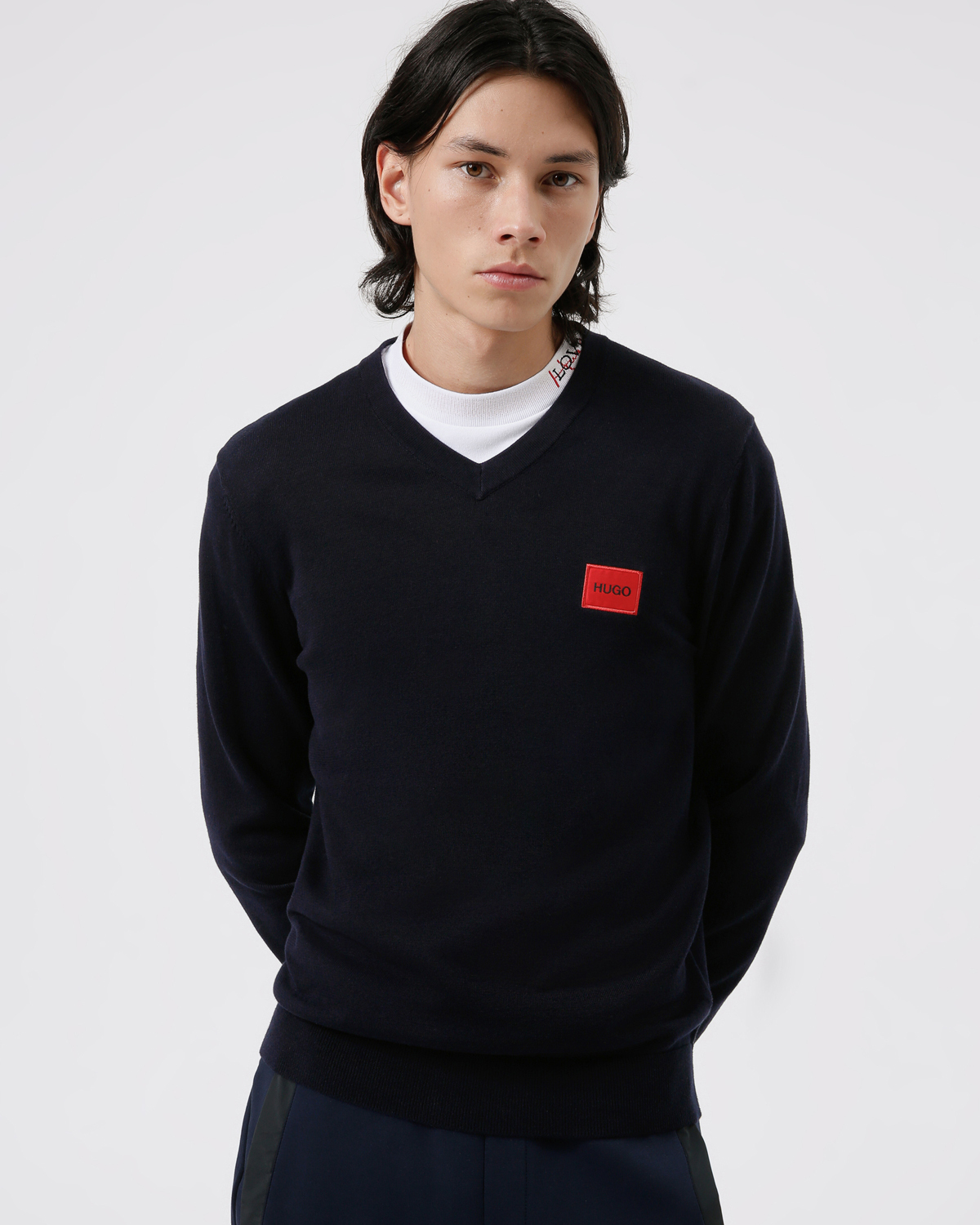Пуловер HUGO San Valerio-L — купить в интернет-магазине OZON с быстрой ...