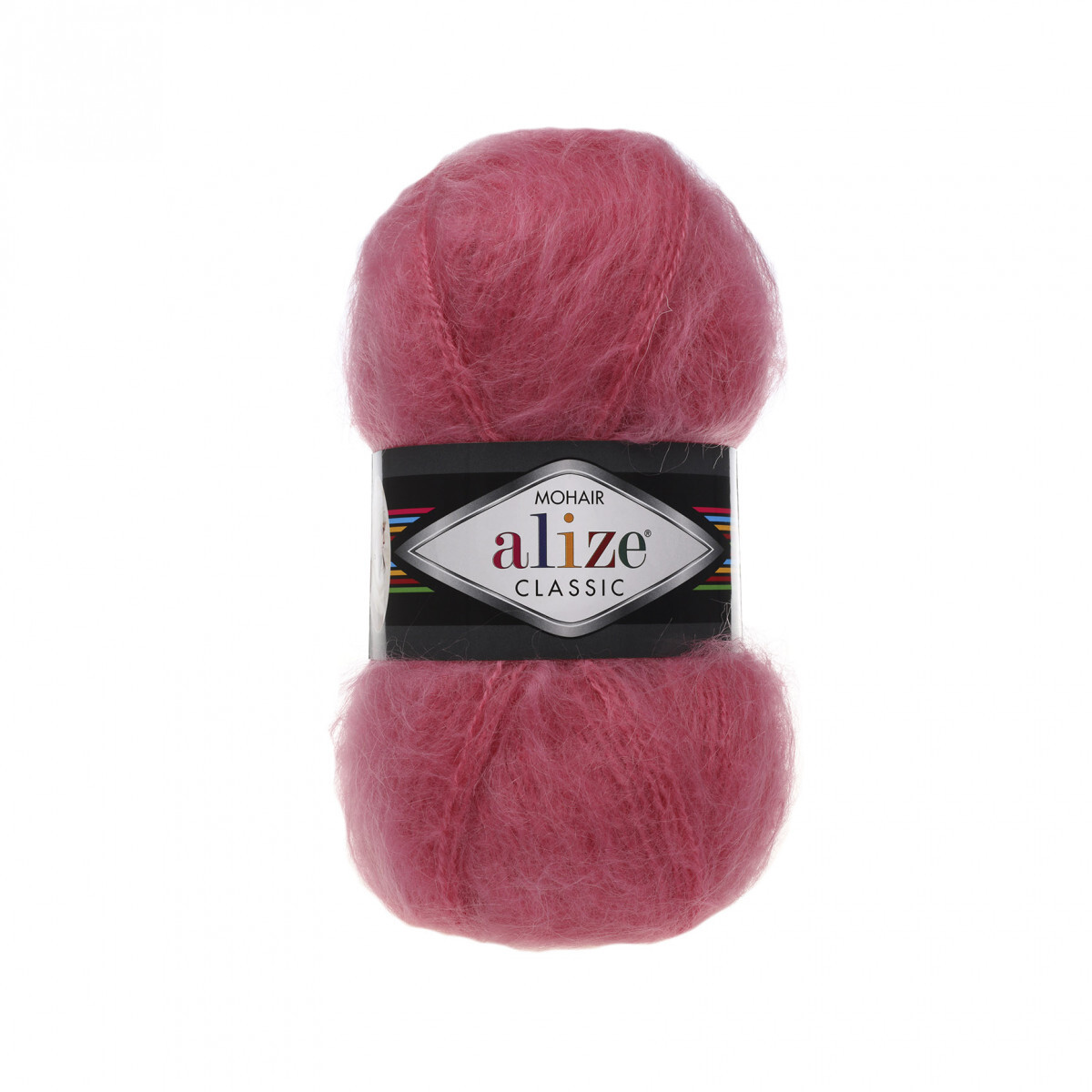 Mohair Classic 170 Темно-розовый, 2 мотка по 100 г / Ализе Мохер ...