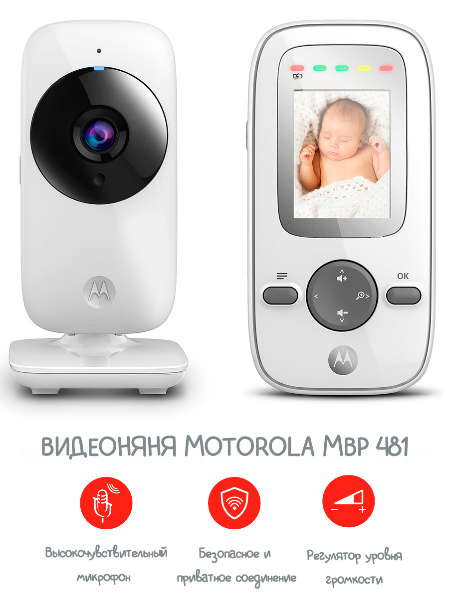 Motorola Видеоняня MBP481 — купить в интернет-магазине OZON с быстрой ...