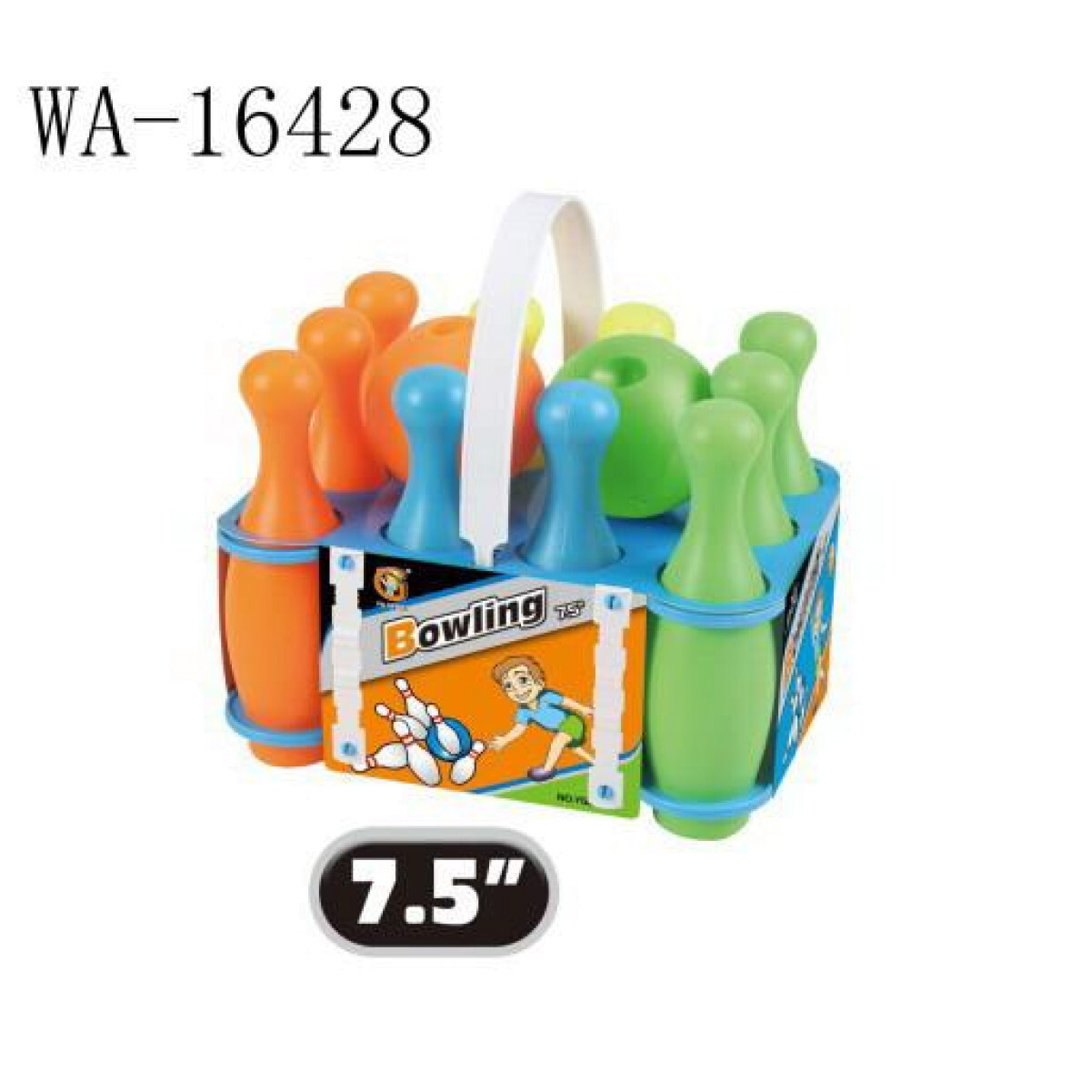 Игровой набор Junfa Боулинг с 2 шарами и 10 кеглями в держателе — купить в интернет-магазине ...