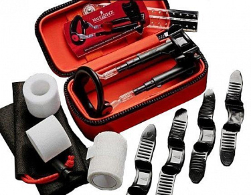 Экстендер Male Edge, комплект для увеличения пениса Pro, краснй ...