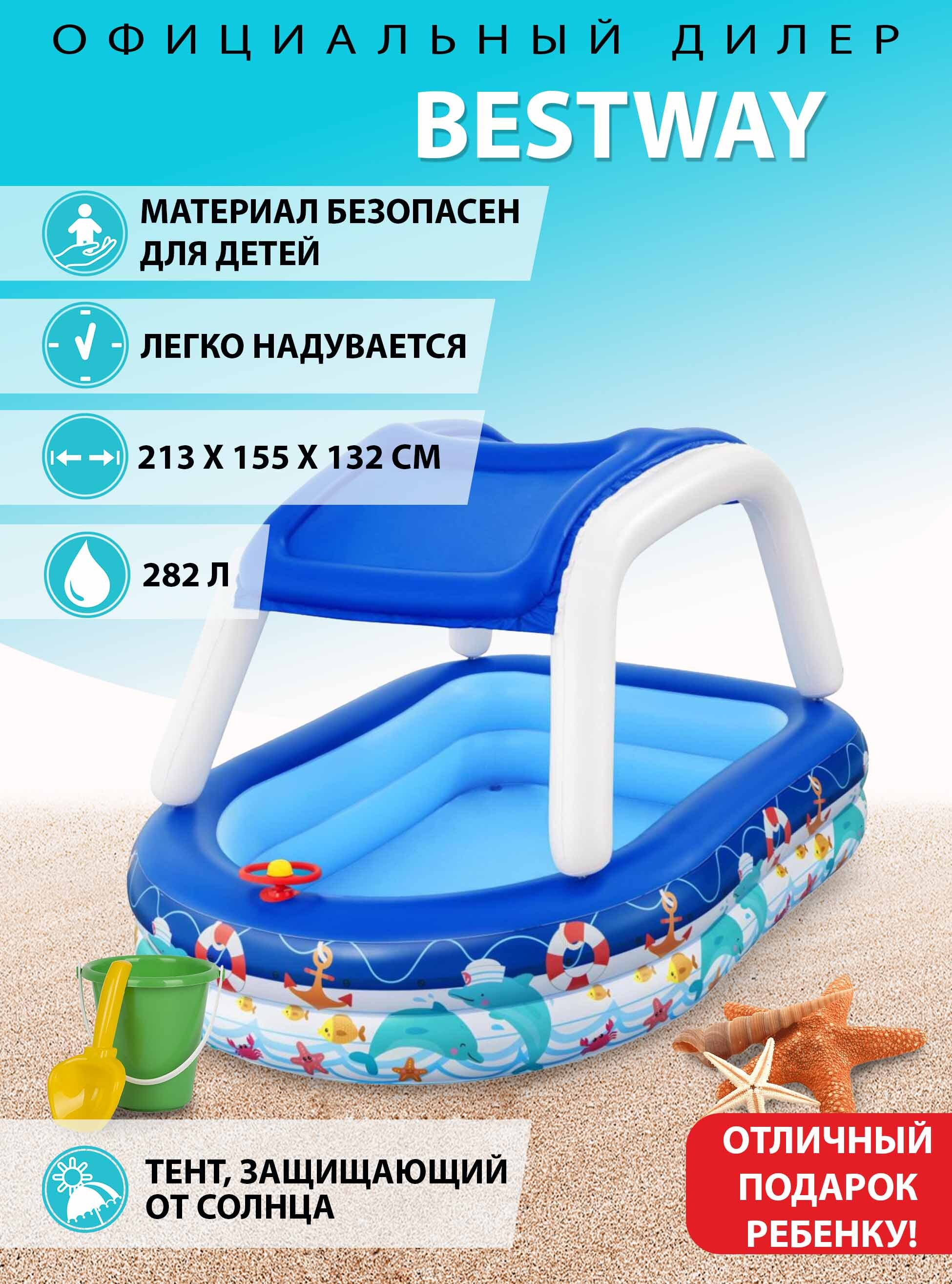 Бассейн Надувной на Балкон – купить в интернет-магазине OZON по ...