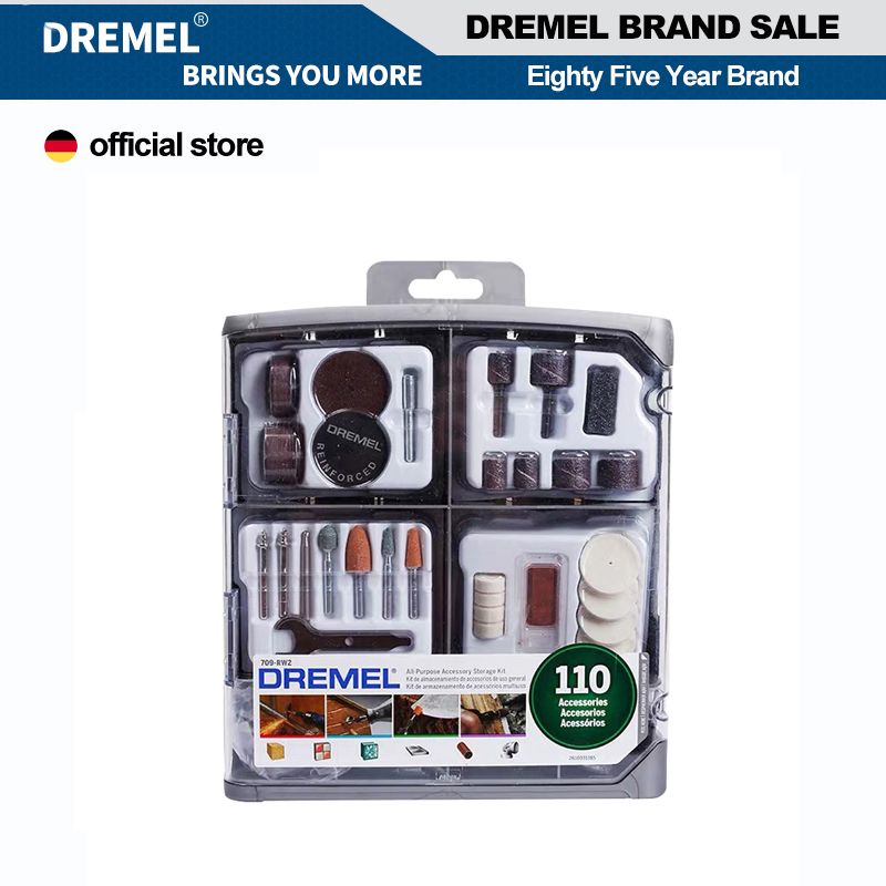 Dremel 110 piece accessory kit store